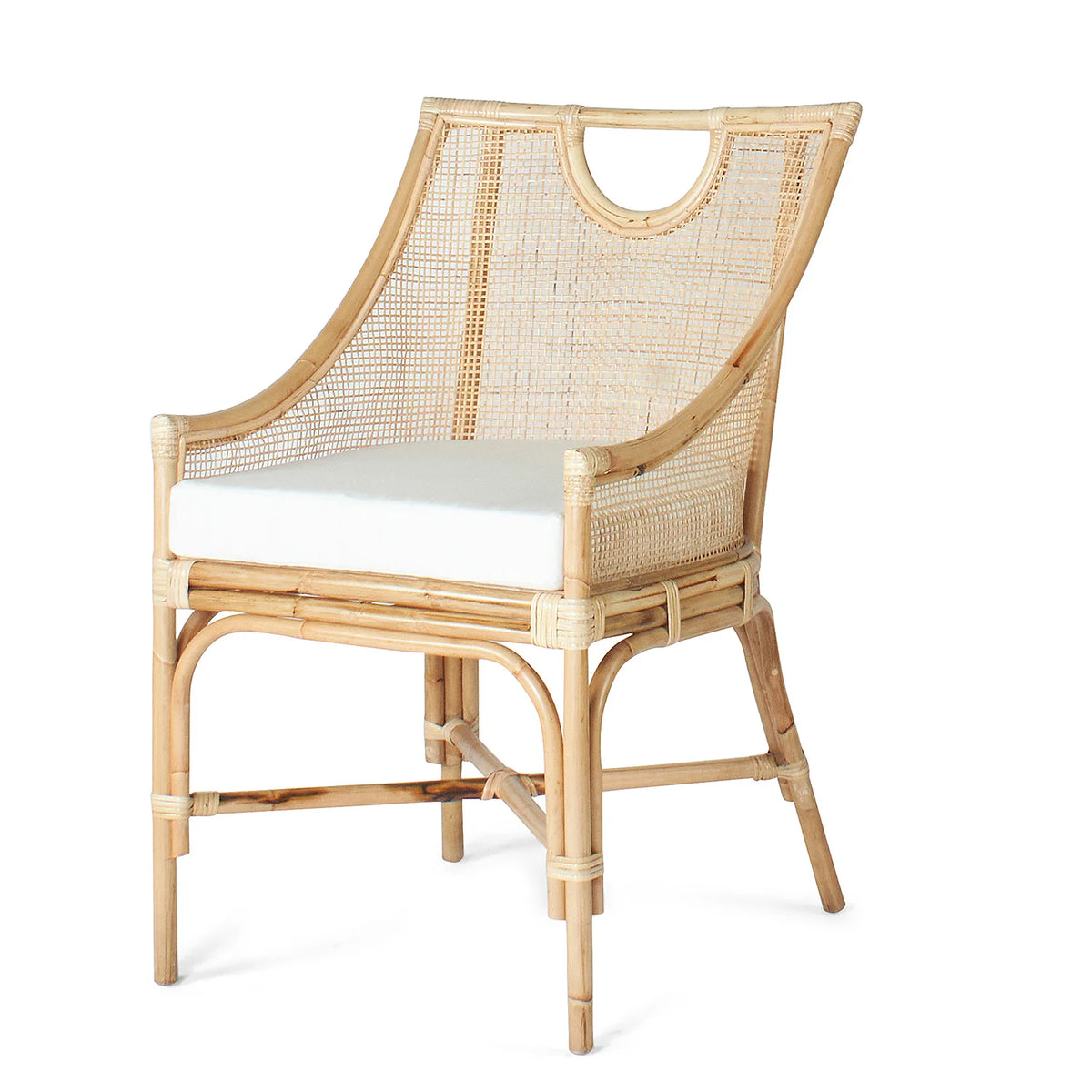 REYNA Weave Rattan Dining Chair | Neutral Shade Inc | Modern Rattan ...